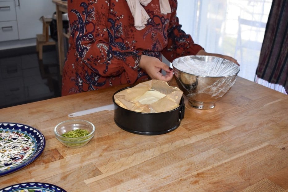 Cheesecake de mamule com pistache – Monitor do Oriente